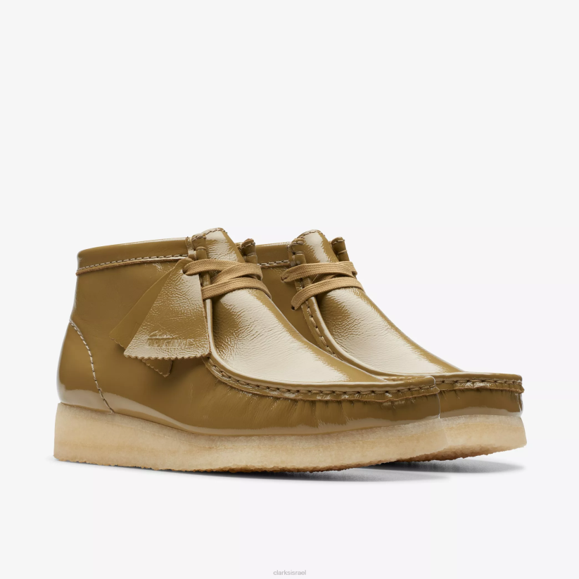 V268381 פטנט של זית כהה Clarks מגף wallabee [V268381] : Clarks Israel ...
